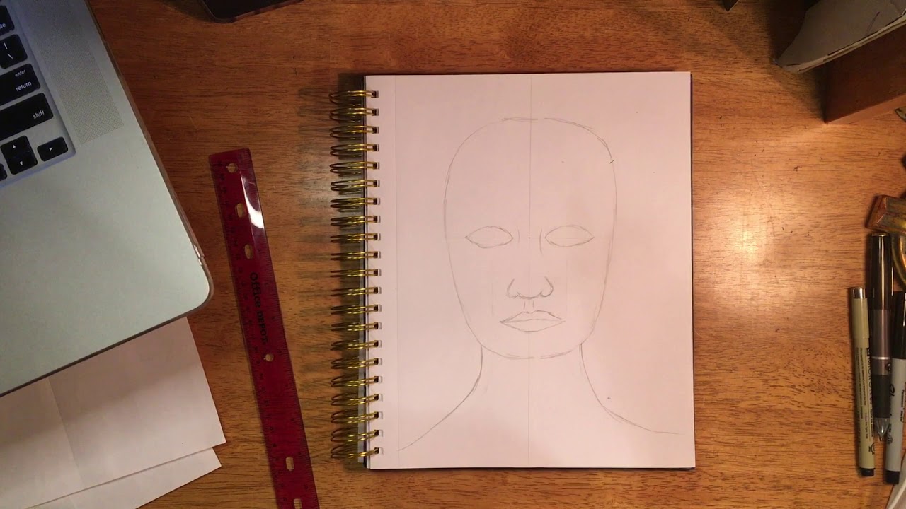 Split Face Self Portrait Part 2