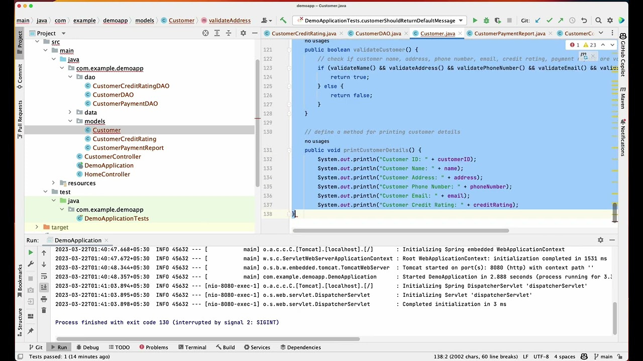 GitHub Copilot for Spring Boot & JUnit