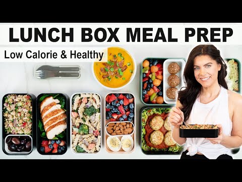 HEALTHY MEAL PREP | 5 Make-Ahead Lunch Box Ideas for Health & Weight Loss (including snacks!)