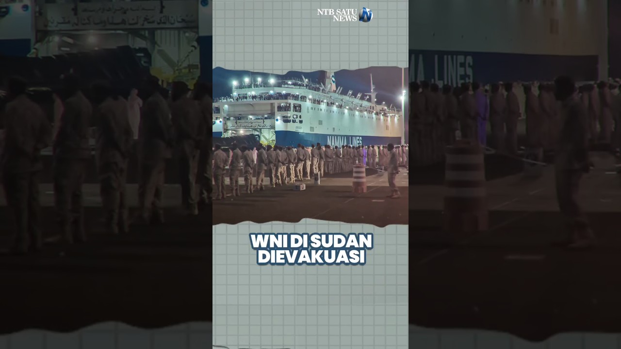 WNI di Sudan Berhasil Dievakuasi Menuju Arab Saudi #sudan #arab #wni #evakuasi #shortsnews
