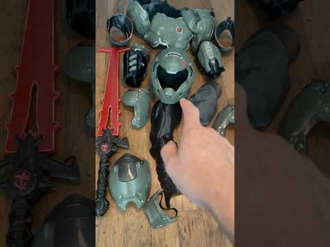 My 3D Printed DOOM 2016 Armor + crucible sword