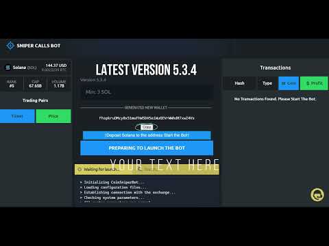 Earn 5 - 10 Solana /day with Solana Sniper Bot using Chatgpt and Python
