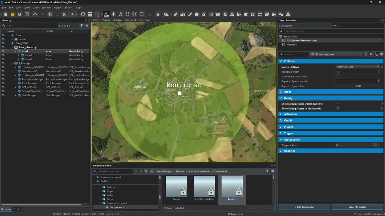 Components  | Area #1