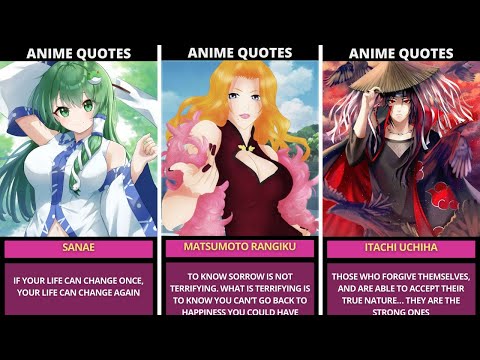 ALL THE BEST ANIME QUOTES ABOUT LIFE, LOVE AND EVERYTHINGS