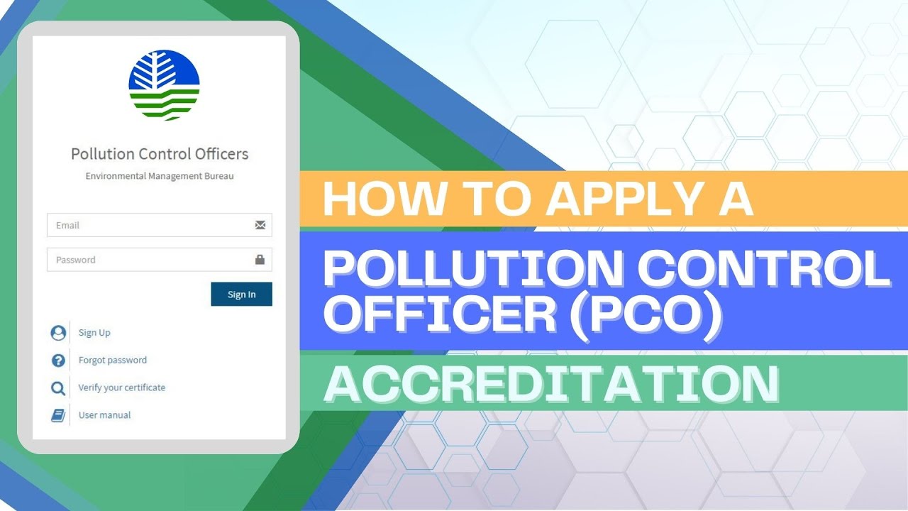 How to apply a PCO Accreditation