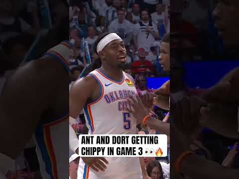 Ant and Dort getting chippy in game 3 👀