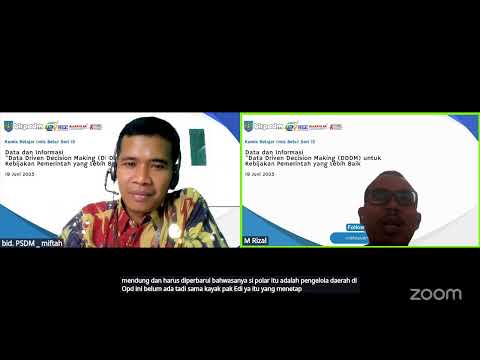 Data dan Informasi "Data Driven Decision Making (DDDM) untuk Kebijakan Pemerintah yang Lebih Baik