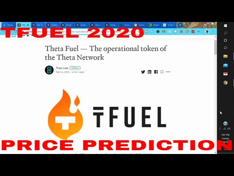 Theta Fuel Price Prediction 2020 TFuel Coin Crypto Tfuel Token Tfuel News Today