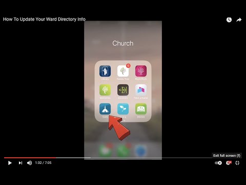 How To Update Your Ward Directory Info - LDS Tools