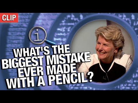 QI | What’s The Biggest Mistake Ever Made With A Pencil?