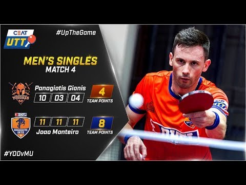 CEAT UTT Season 1| TIE 3 | YOD vs MU | Match 4 Highlights | Joao Monteiro vs Panagiotis Gionis
