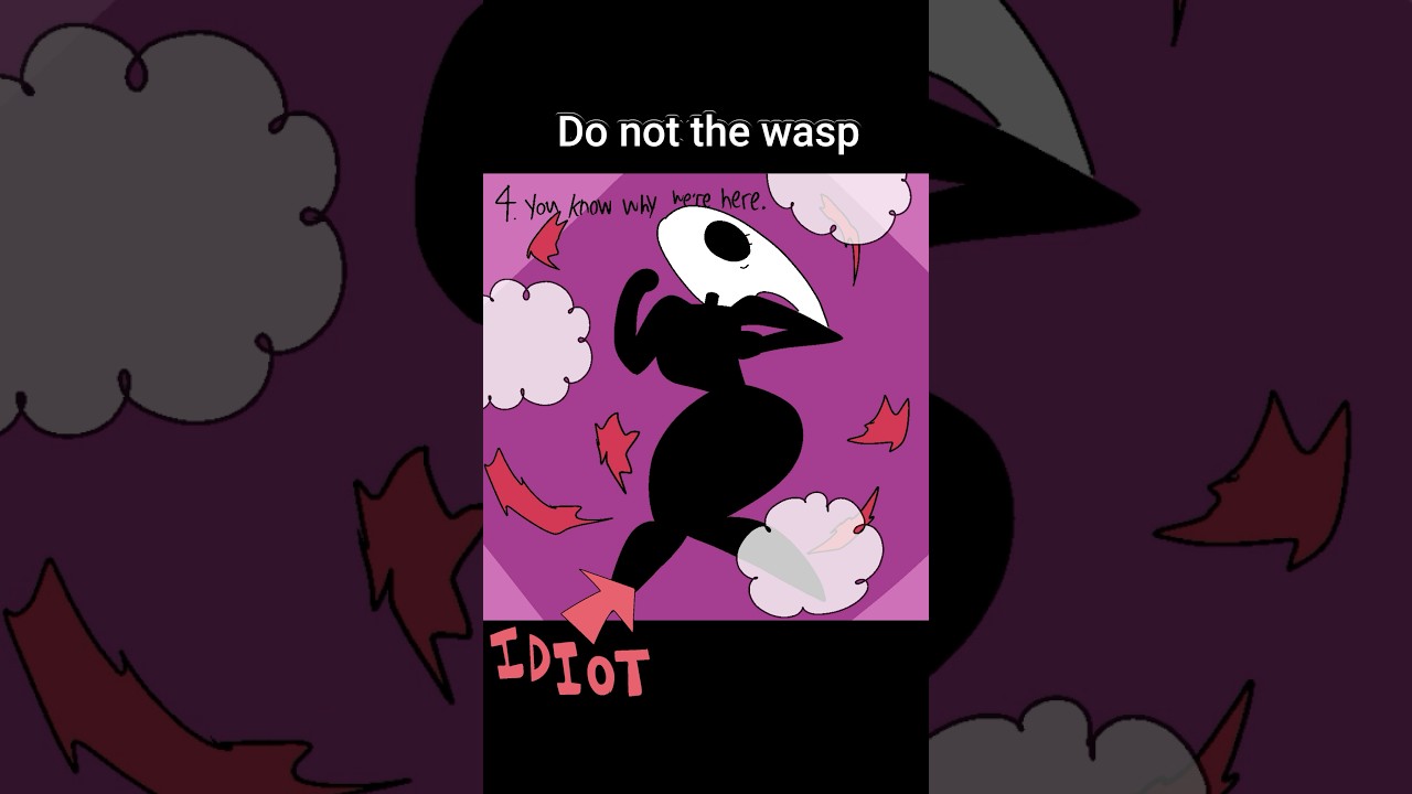 Whats under the cloak??? 2 🐝#animation #memes #art #hollowknight #silksong