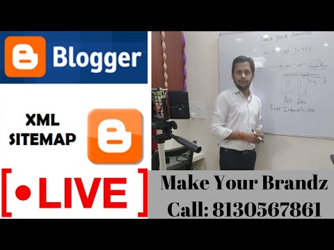 How To Create Blogger Sitemap and Submit in Google Webmaster Tools | Upendra Rana Official | SEO,SMO