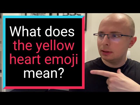 What does THE YELLOW HEART EMOJI mean? - Merlin Dictionary