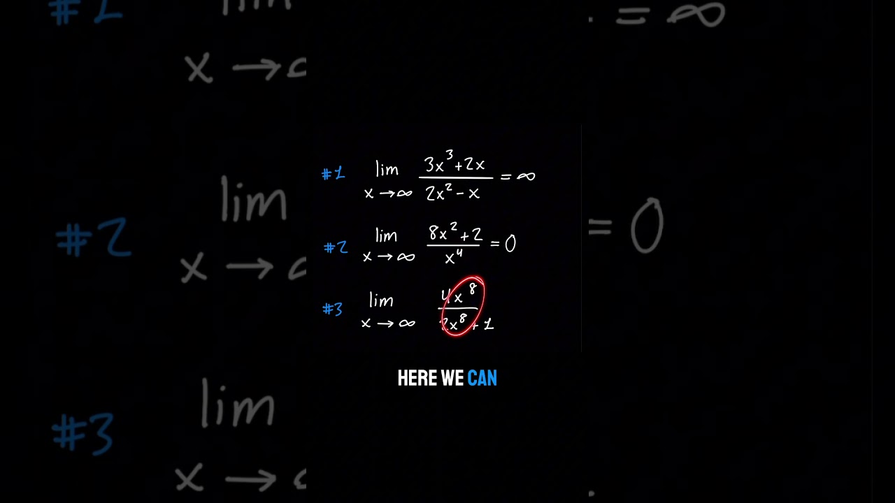 Easiest Way To Evaluate Limits At Infinity