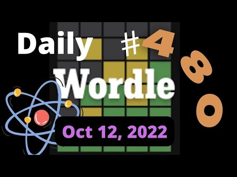 Wordle NY Times #480 (Oct 12, 2022)