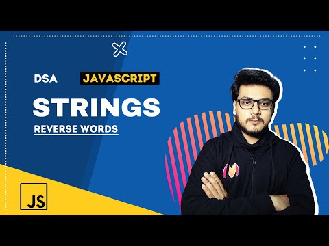 Q2 Reverse Words in sentence | String Questions | DSA in Javascript 🔥