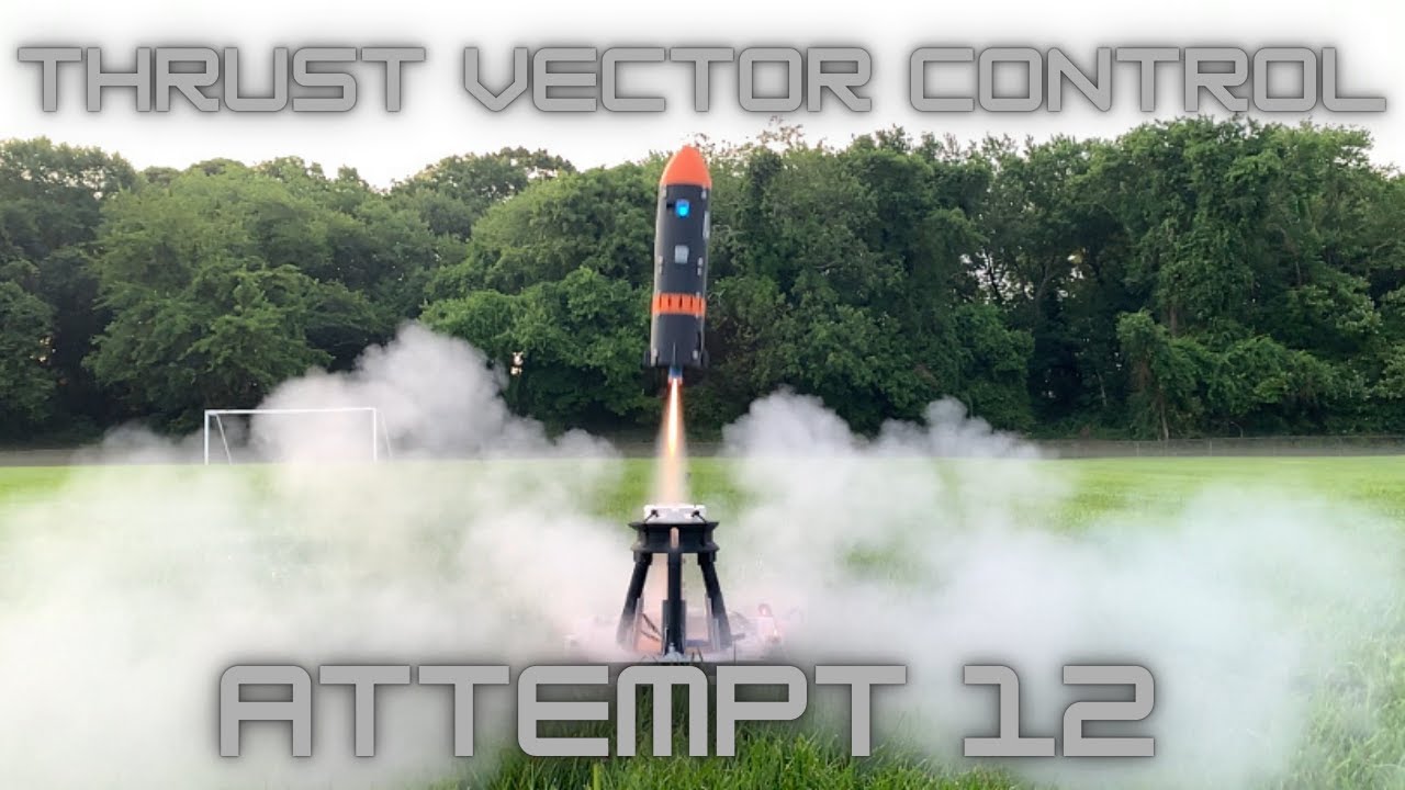 Thrust Vector Control Attempt 12 | Hopper Gen5v2