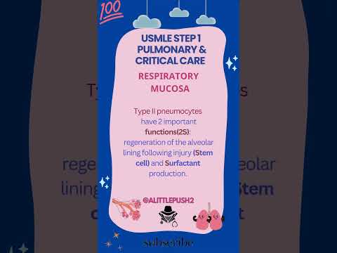 Respiratory Mucosa || Pulmonary - USMLE Step 1 #medicalshorts #uworld #nbme