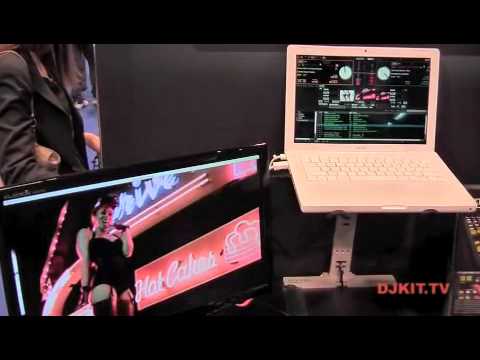 Novation Twitch with Serato Itch 2.1 Video plug-in @ Namm 2012 with DJKIT.TV