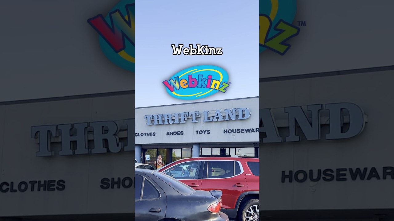Thrifting for WEBKINZ in 2025! 😍 #webkinz