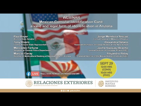 Webinar - Mexican Consular Identification Card: a valid and legal form ...