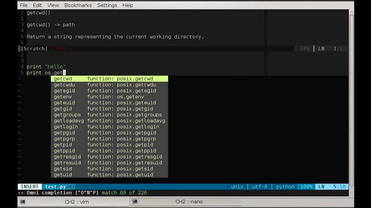How to use Vim as a Python IDE