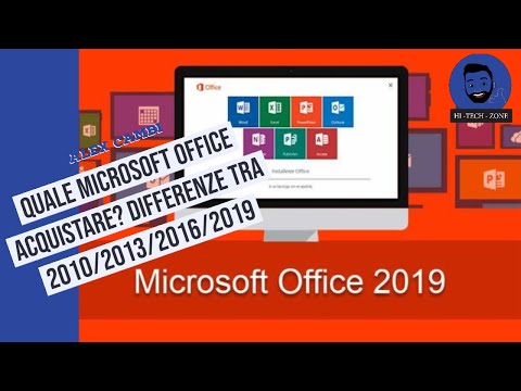 Quale Microsoft Office Acquistare? Differenze tra 2010/2013/2016/2019