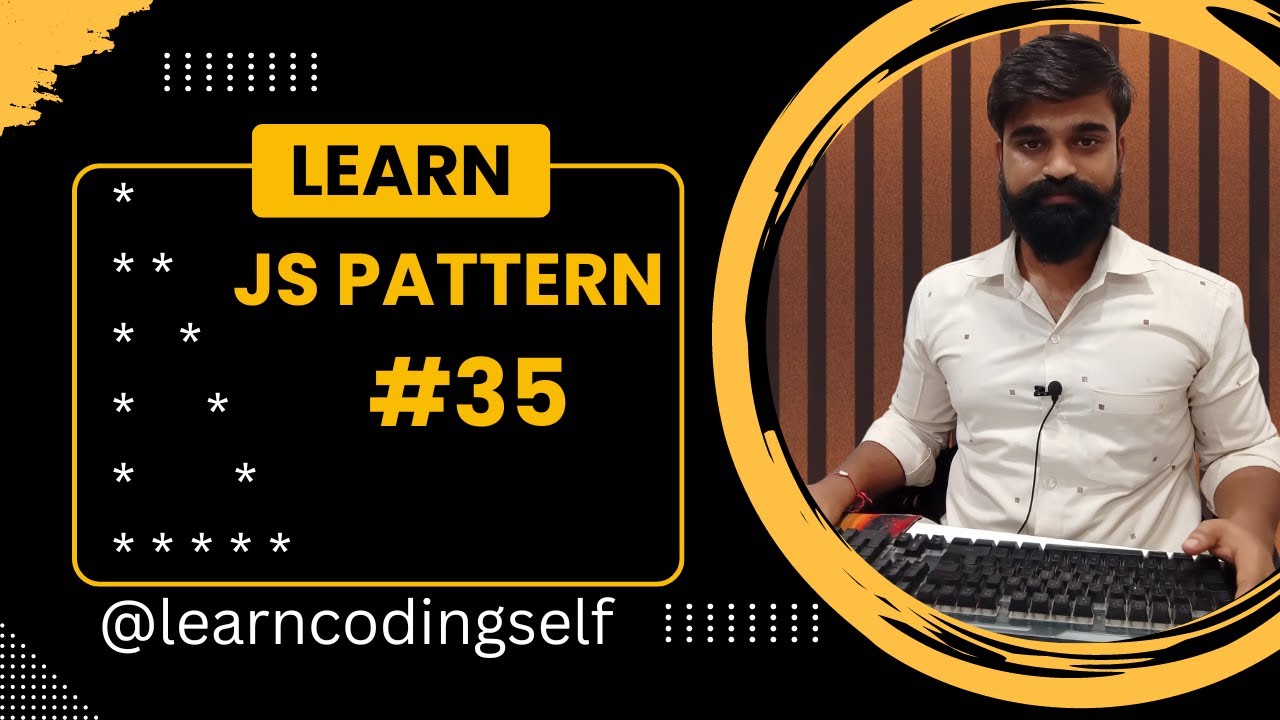 pattern program in #javascript in Hindi