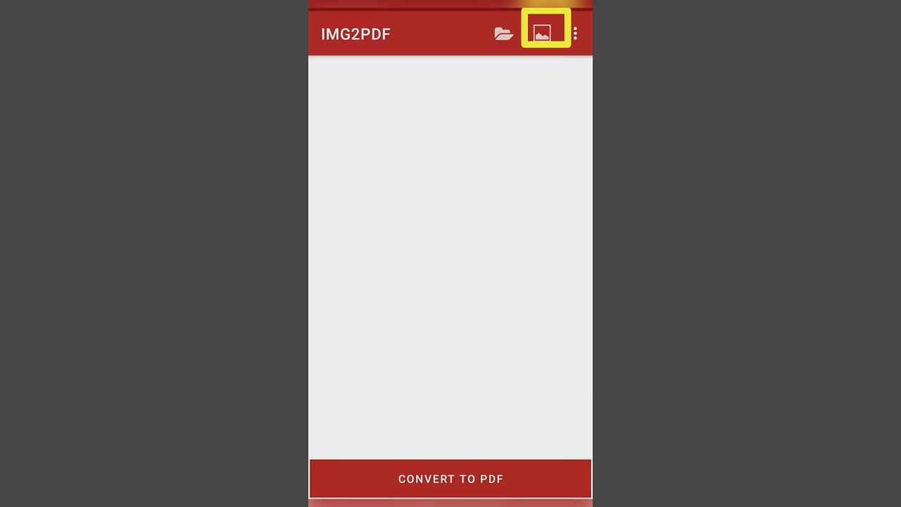 Convert image into pdf using a app