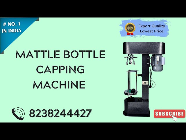 Bottle Capping Machine - Semi-Automatic Bottle Capping Machine Trader - Wholesaler / Distributor ...
