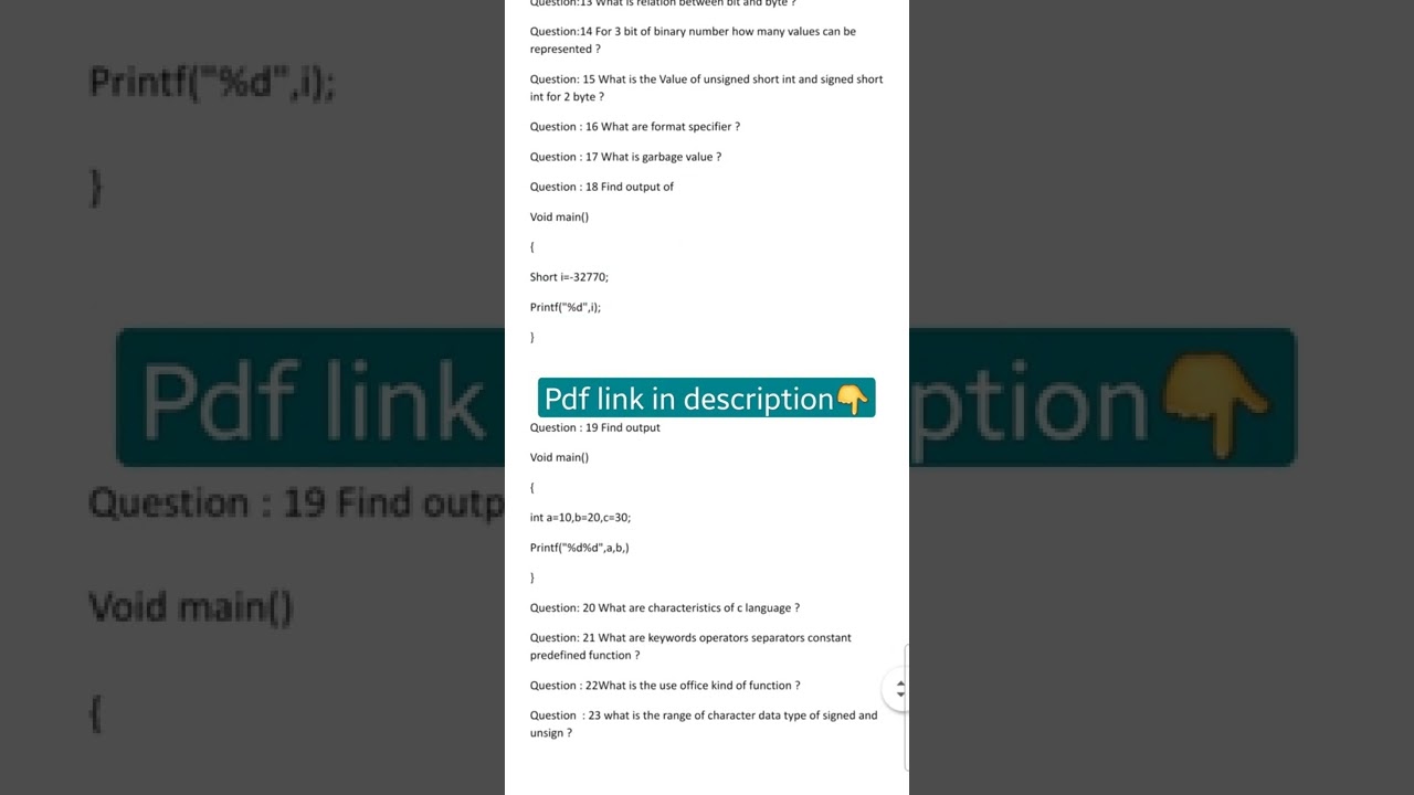 C PROGRAMMING PRACTICE SHEET-2