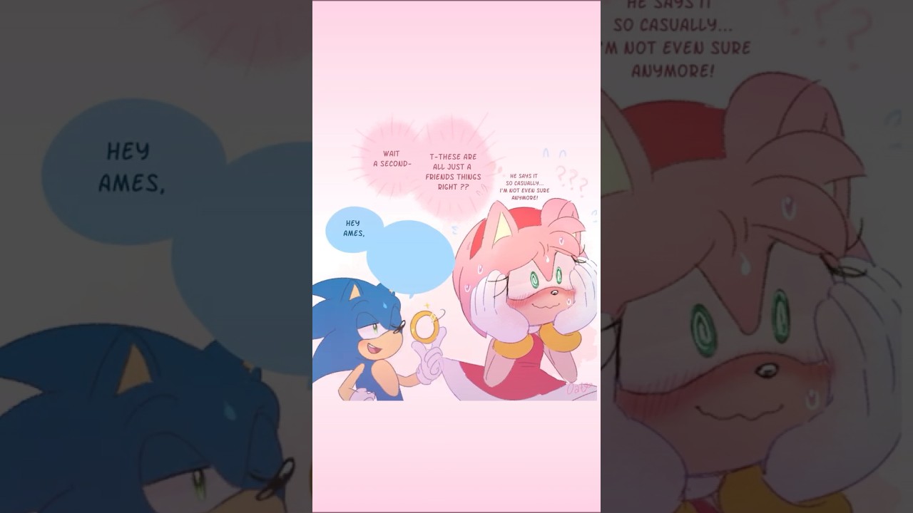 Sonic Proposes to Amy #sonamy #comicdub