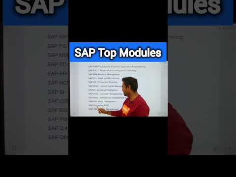 Top SAP Modules 2024 #sap #shorts #india #jobs2024
