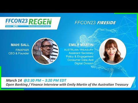 FFCON23: Open Banking/Finance Interview with Emily Martin of the Australian Treasury