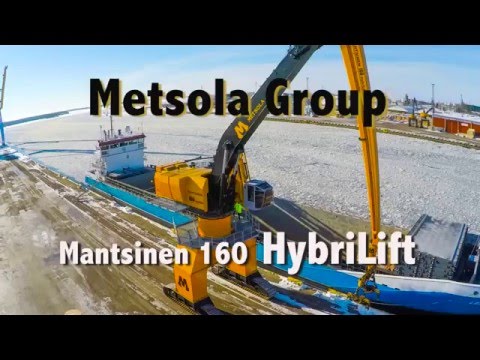 Metsola Groupin uusi Mantsinen 160 Hybrilift