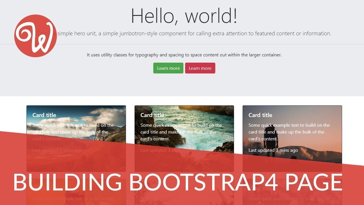 Your First Bootstrap 4 Page in Wappler