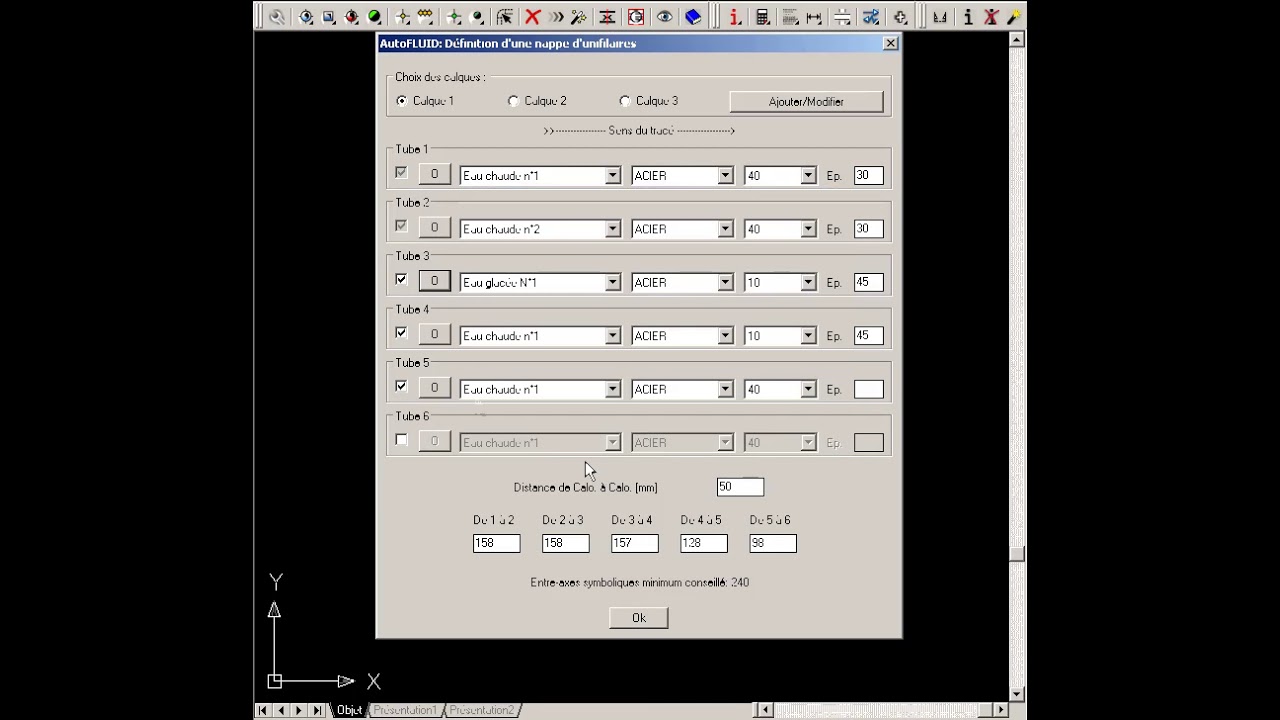 AUTOFLUID Guide : Single line set of pipes 1/5
