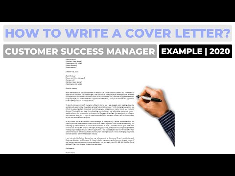 How To Write a Cover Letter For Customer Success Managers? | Example
