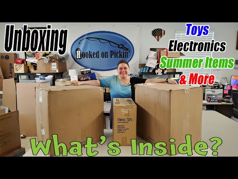 Unboxing 3 Large Boxes - What's inside? Toys, Electronics, Summer Stuff - Check out what I find!