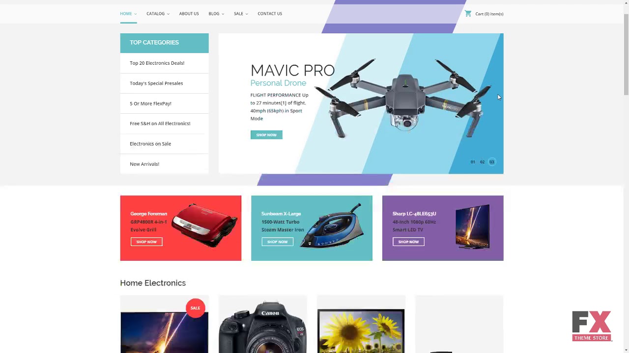 Electrolux - Electronics Store Responsive Shopify Theme TMT | Free Te