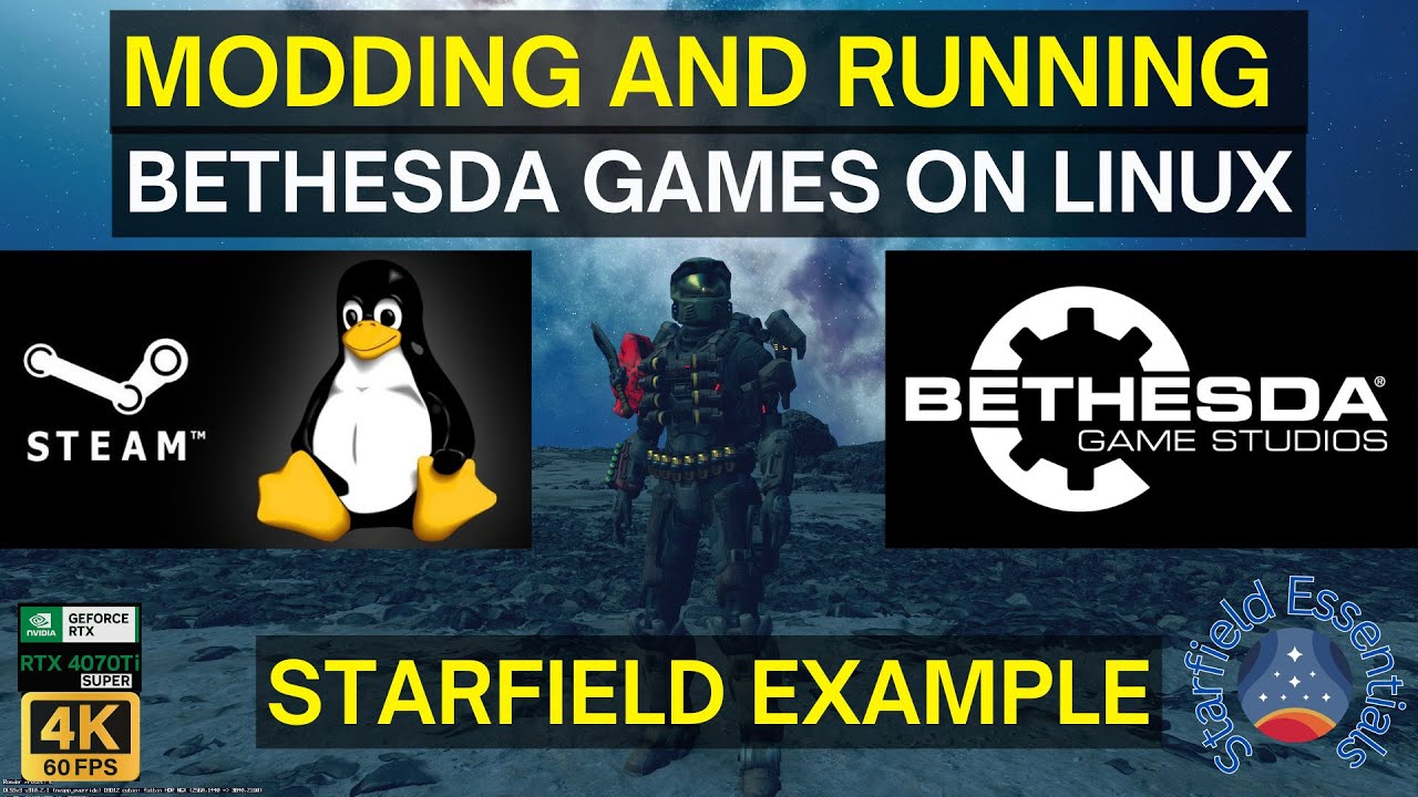 Modding and Running Bethesda Games on Linux - Starfield Example