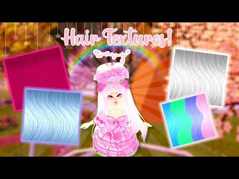 how to make wavy hair textures for Royale High!
