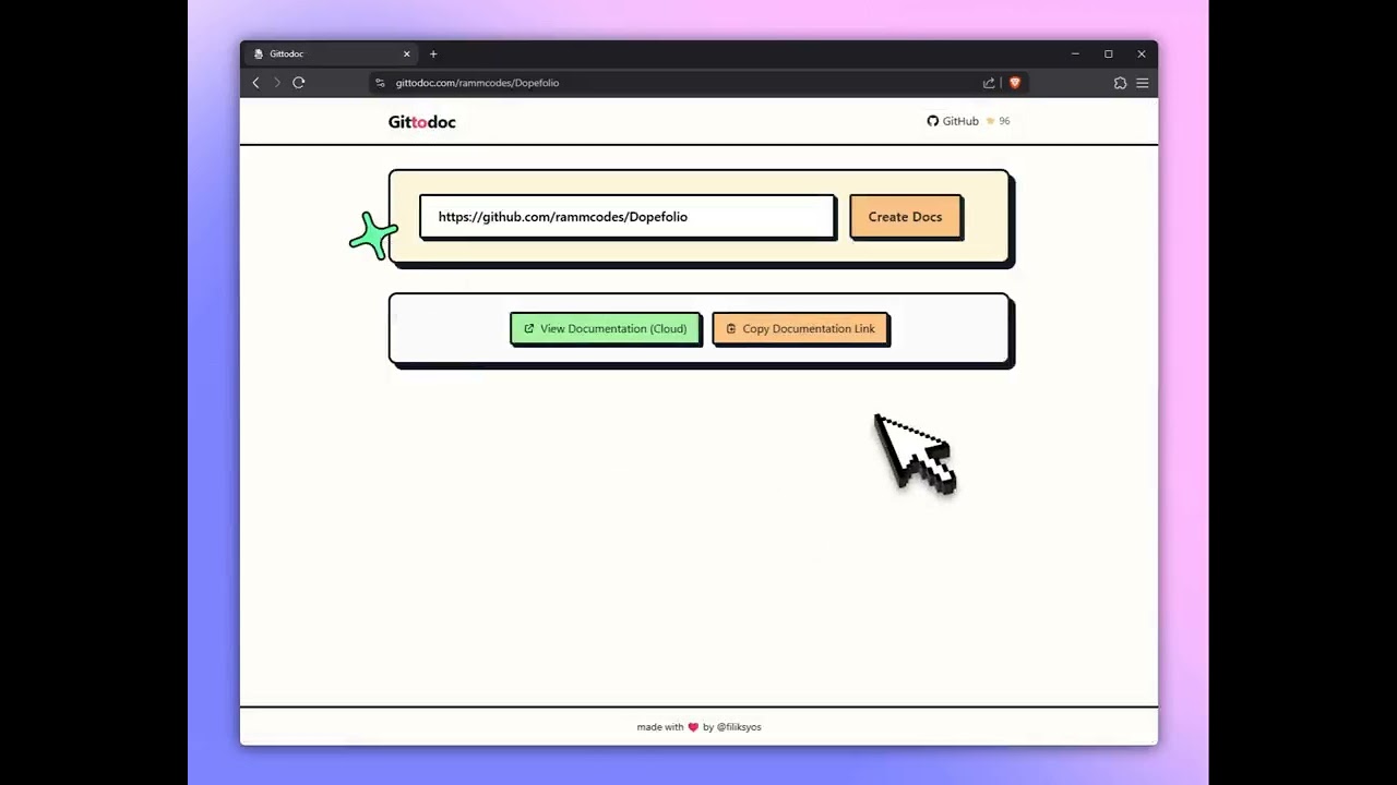 Turn any GitHub repo into a clean documentation site in seconds