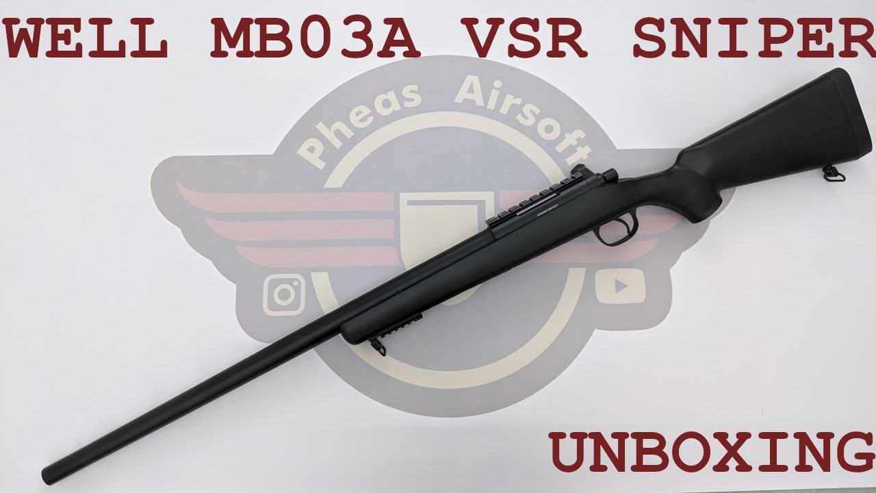[UNBOXING] WELL MB03A VSR clone budget sniper - Great entry point