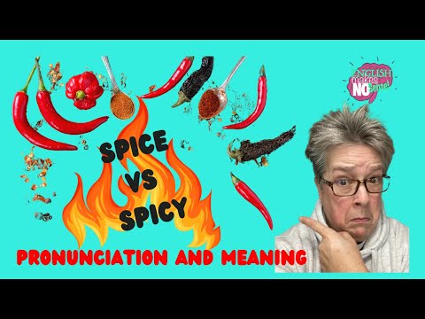 Spice vs. Spicy: Pronunciation and Meaning for ESL Learners | English Vocabulary Lesson
