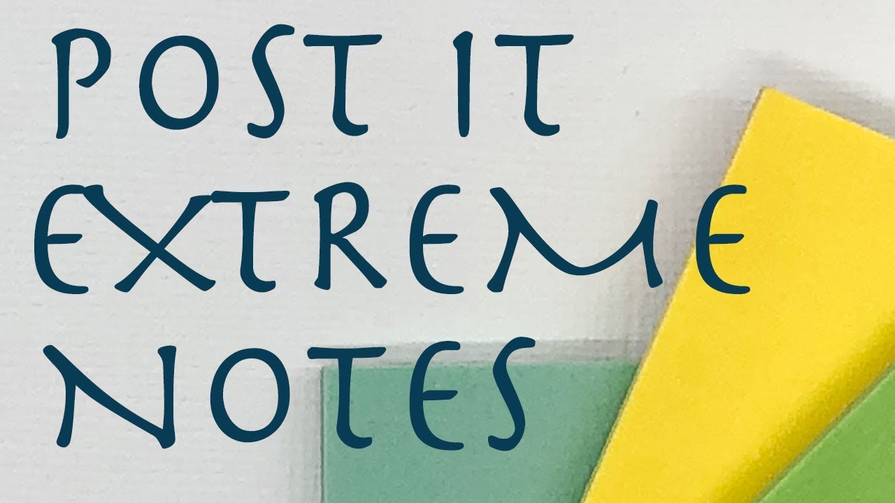 EXTREME Post It Notes! Super Test!
