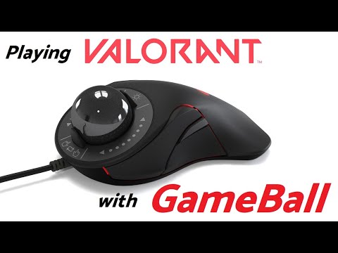 Playing Valorant with GameBall (The gaming trackball mouse)