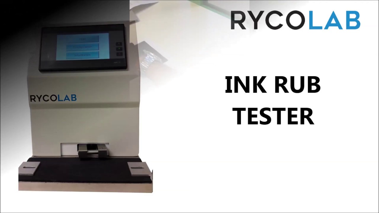 Rycolab Ink Rub Tester (Sutherland® methode)