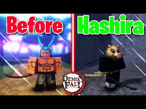 Demon Fall Going From Noob To Beast Breathing Hashira In One Video...